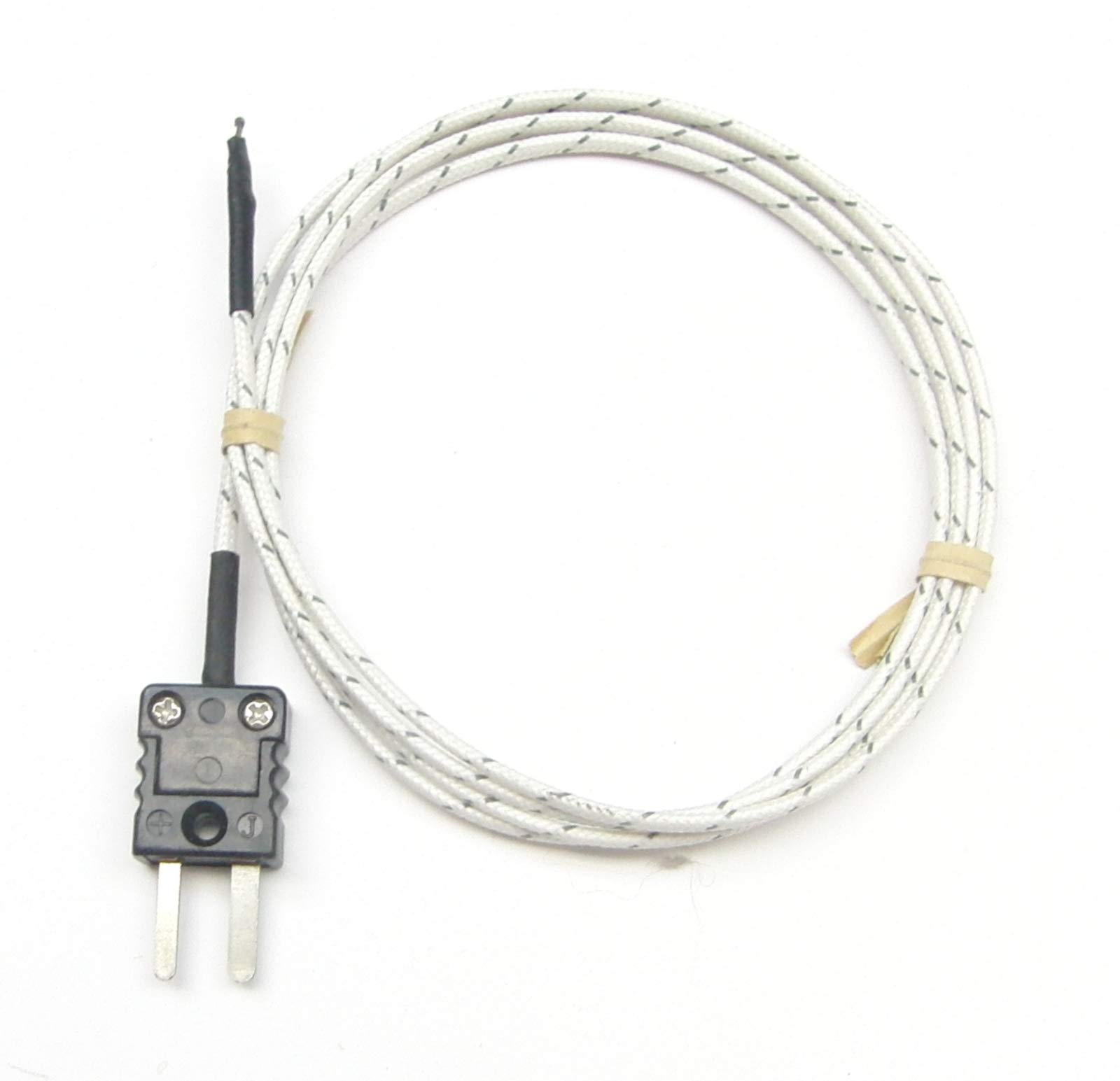 J-Type Thermocouple with Fiberglass Insulation Probe PJ-400 3 ft