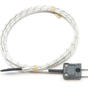 J-Type Thermocouple with Fiberglass Insulation Probe PJ-400 3 ft