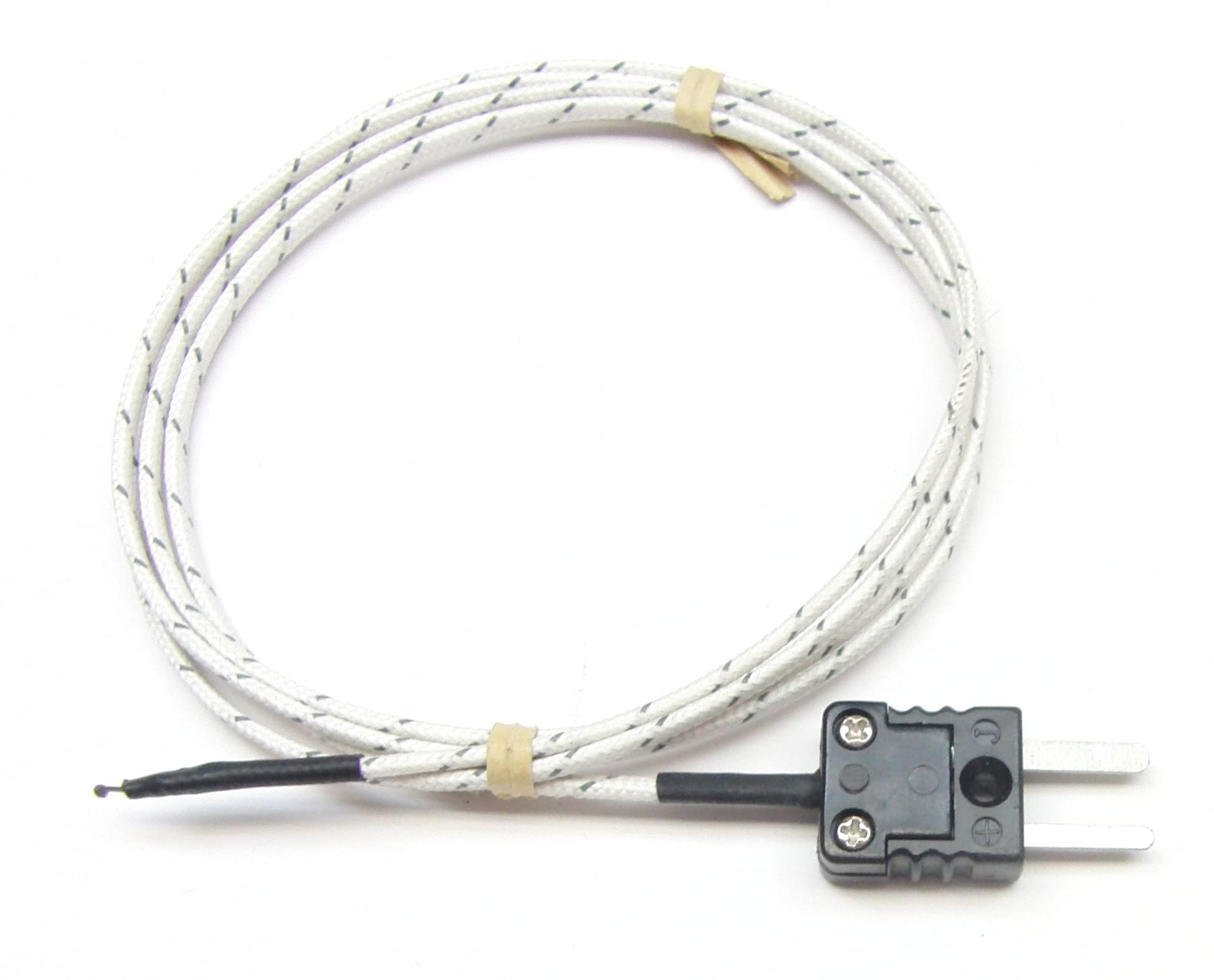 J-Type Thermocouple with Fiberglass Insulation Probe PJ-400 3 ft