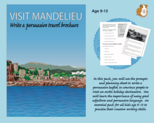 visit mandelieu: write a travel brochure (9-13 years)