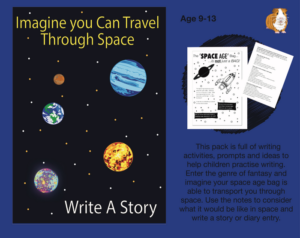 imagine you can travel through space: write a story (9-13 years)