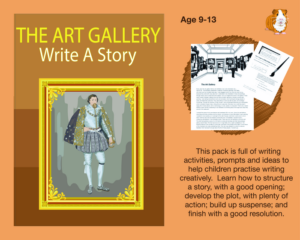 the art gallery: write a story (9-13 years)