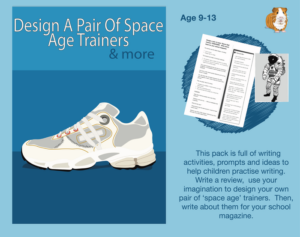 design a pair of space age trainers (9-13 years)