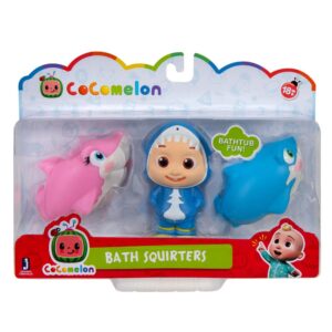 CoComelon Bath Squirters (2 Shark & JJ), Blue