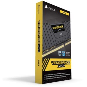 corsair vengeance lpx 8gb (1x8gb) ddr4 3200 (pc4-25600) c16 optimized for amd ryzen - black