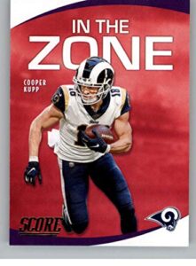 2020 score in the zone #15 cooper kupp los angeles rams nfl football trading card