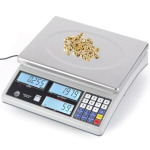 bonvoisin industrial counting scale digital scale for parts and coins kg/g/lb electronic gram scale inventory counting scale industrial parts coins piece counting scale (30kg/66lb, 1g)