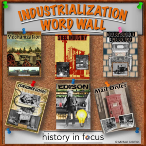 industrialization word wall