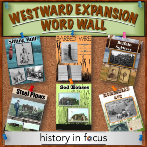 westward expansion word wall