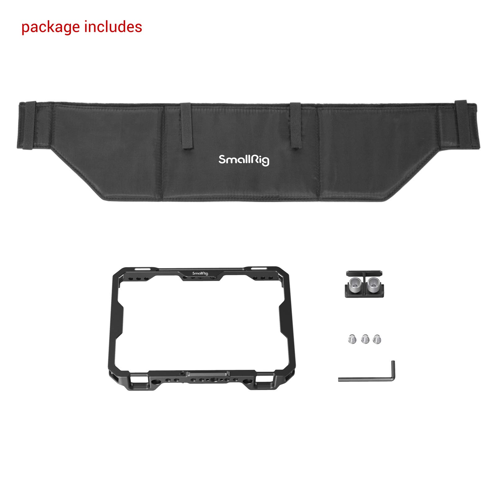 SmallRig Cage with Sun Hood and Clamp for Blackmagic Design Video Assist 7" 12G-SDI/HDMI 2792