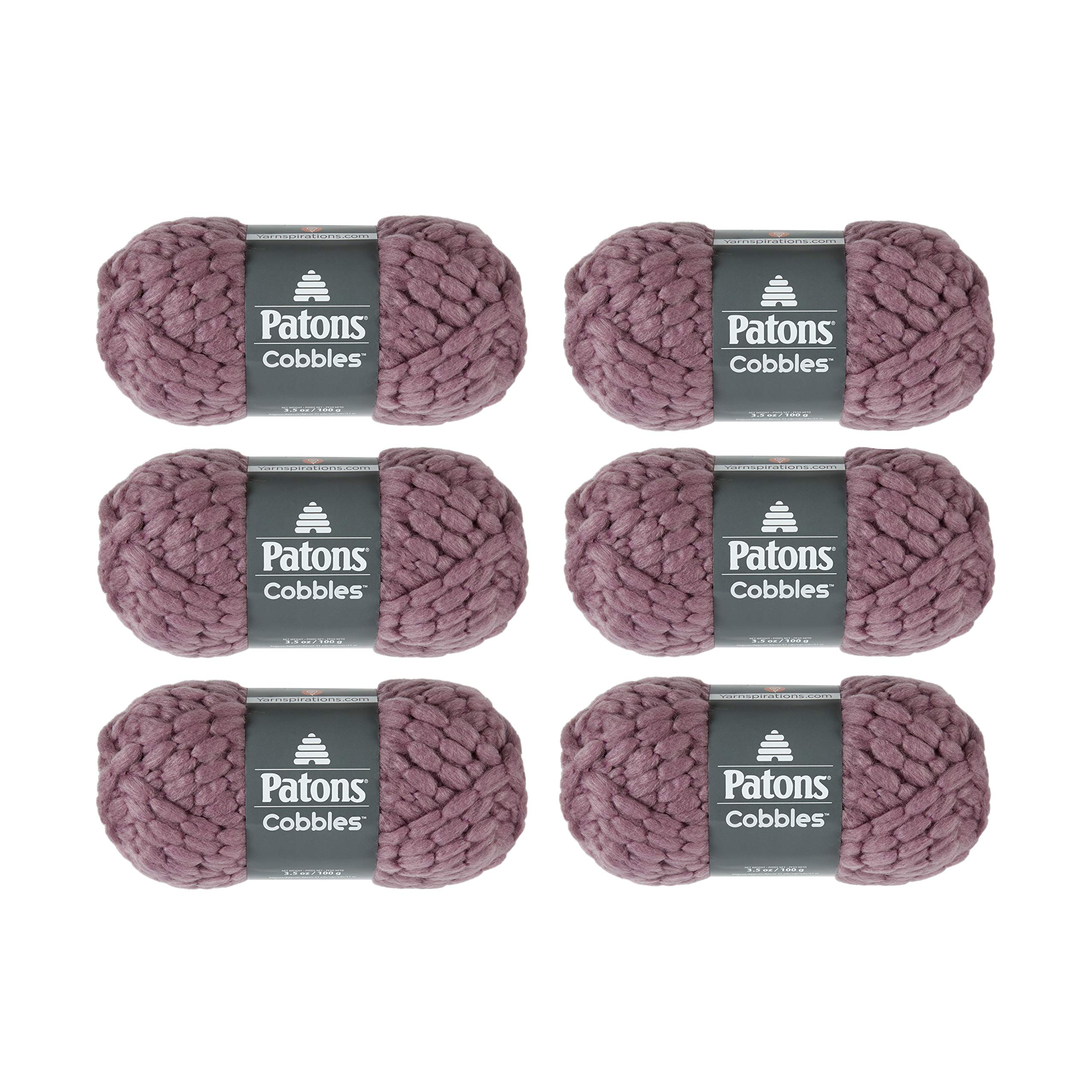 Patons Cobbles Frosted Plum Pack of 6