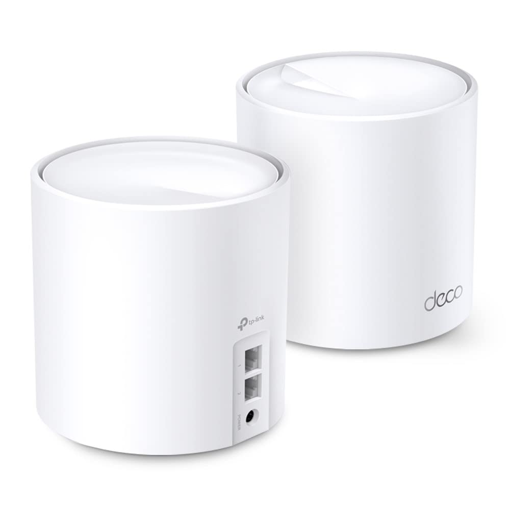 TP-Link Deco WiFi 6 Mesh WiFi System(Deco X20) - Covers up to 4000 Sq.Ft. , Replaces Wireless Internet Routers and Extenders, 2-Pack