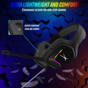 Premier Accessory Group Stereo Headphones, Gaming Headset for Mobile Phones, PC, PS4, and Xbox (AL3000)