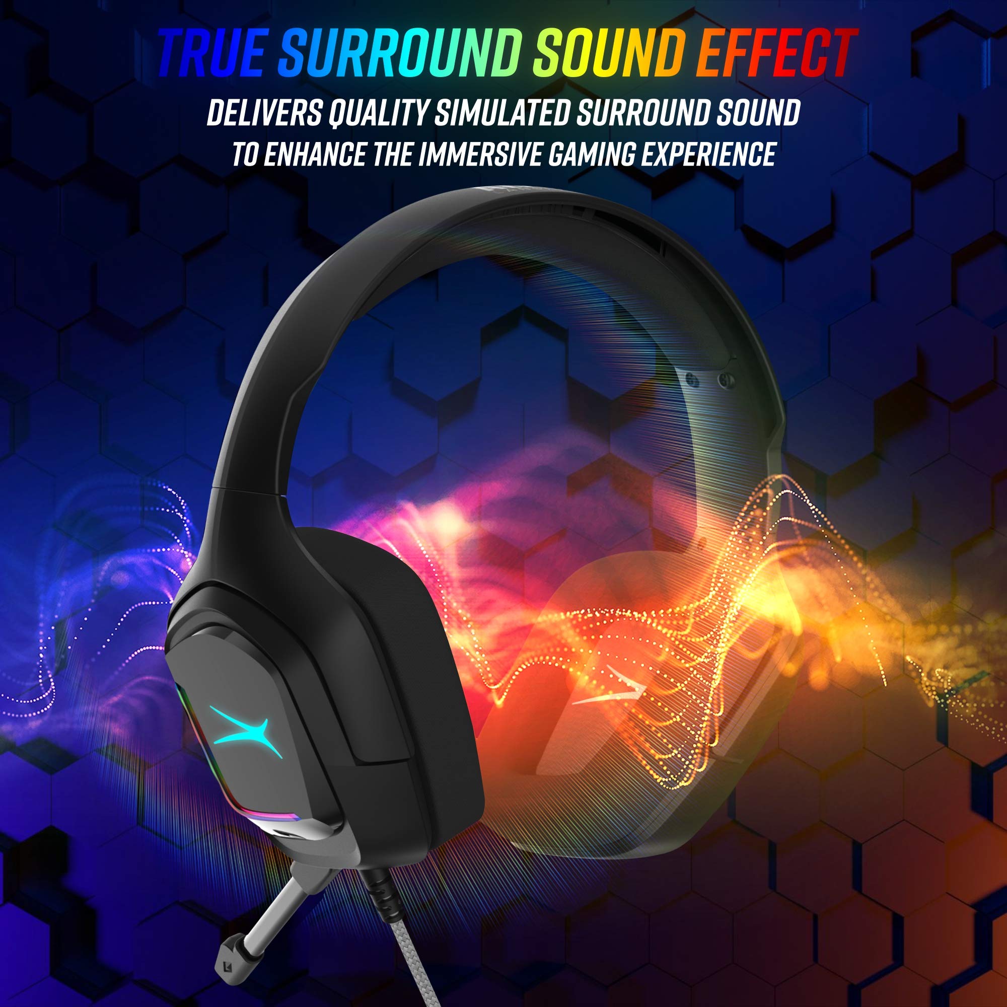 Premier Accessory Group Stereo Headphones, Gaming Headset for Mobile Phones, PC, PS4, and Xbox (AL3000)