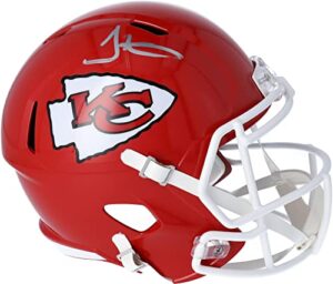 tyreek hill kansas city chiefs autographed riddell speed replica helmet - autographed nfl helmets