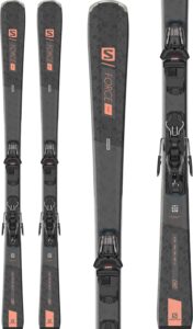 salomon s/force 5 womens skis 140 w/m10 gw bindings