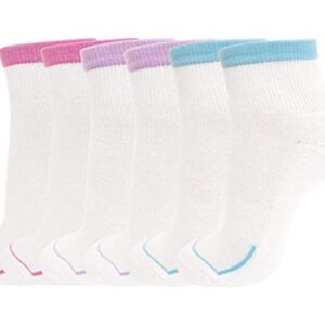 TECHSOCK Ankle Athletic Socks Womens Running Socks Arch Support - 6 Pairs