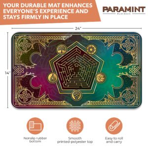 Paramint Mana Blast (Stitched) - MTG Playmat - Compatible with Magic The Gathering Playmat - Play MTG, YuGiOh, TCG - Original Play Mat Art Designs & Accessories