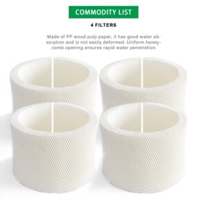 LBLVBNEWD 4 Pack Replacement Wick Humidifier Filter Compatible with Essick Air MAF2 Moist AIR MA0800,MA0600,MA0601 & Kenmore 15408,29988