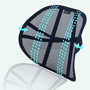 big ant lumbar support, car back support mesh double layers ergonomic designed for comfort and lower back pain relief - car seat lumbar support for the driver, office chair, wheelchair