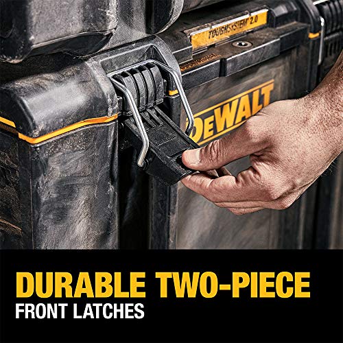 DEWALT TOUGHSYSTEM 2.0, Large Tool Box, 22 in, 110 lbs. Capacity (DWST08300)