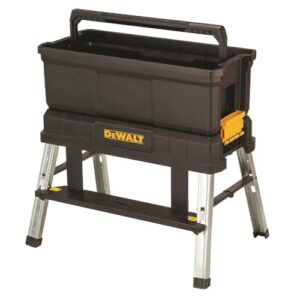 Dewalt DWST25090 11.65 in. x 25 in. x 11.3 in. Storage Step Stool - Black