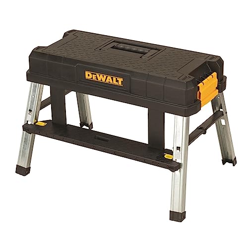 Dewalt DWST25090 11.65 in. x 25 in. x 11.3 in. Storage Step Stool - Black