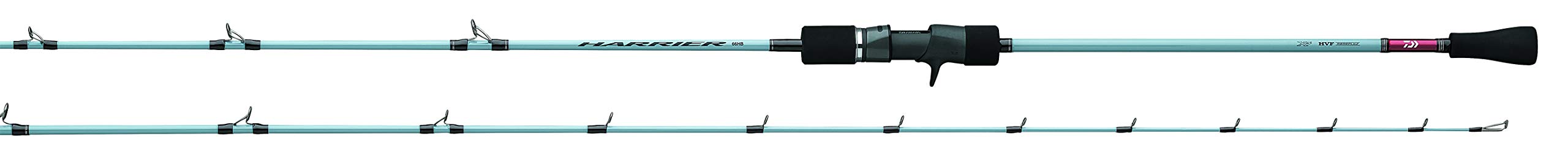 Daiwa HSP66XHB Harrier Slow Pitch Jigging Series, Sections= 1, Line Wt.= 65Lb Braid, Lure Weight= Up to 500G