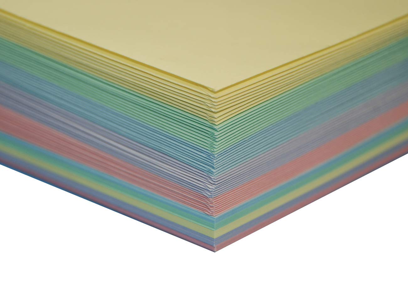 Craft UK 2350 5X5 Card and Envelope Pack of 50 - Mixed - Pastels