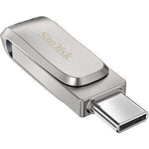 SanDisk 512GB Ultra Dual Drive Luxe USB Type-C - SDDDC4-512G-G46, Black