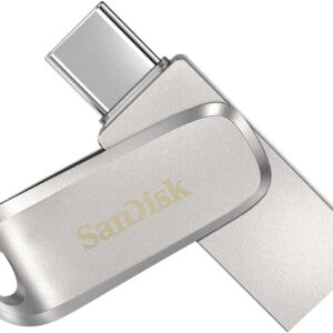 SanDisk 512GB Ultra Dual Drive Luxe USB Type-C - SDDDC4-512G-G46, Black