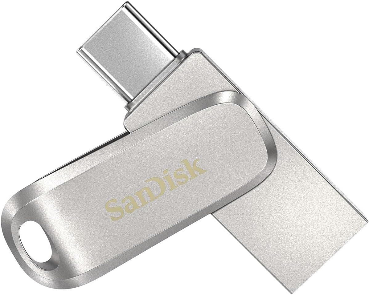 SanDisk 512GB Ultra Dual Drive Luxe USB Type-C - SDDDC4-512G-G46, Black