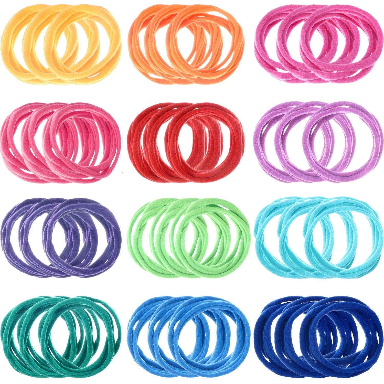 12 Colors Loop Potholder Loops Weaving Loom Loops Bulk Weaving Craft Loops with Multiple Colors for DIY Crafts Supplies Compatible with 7 Inch Weaving Loom (192 Pieces)