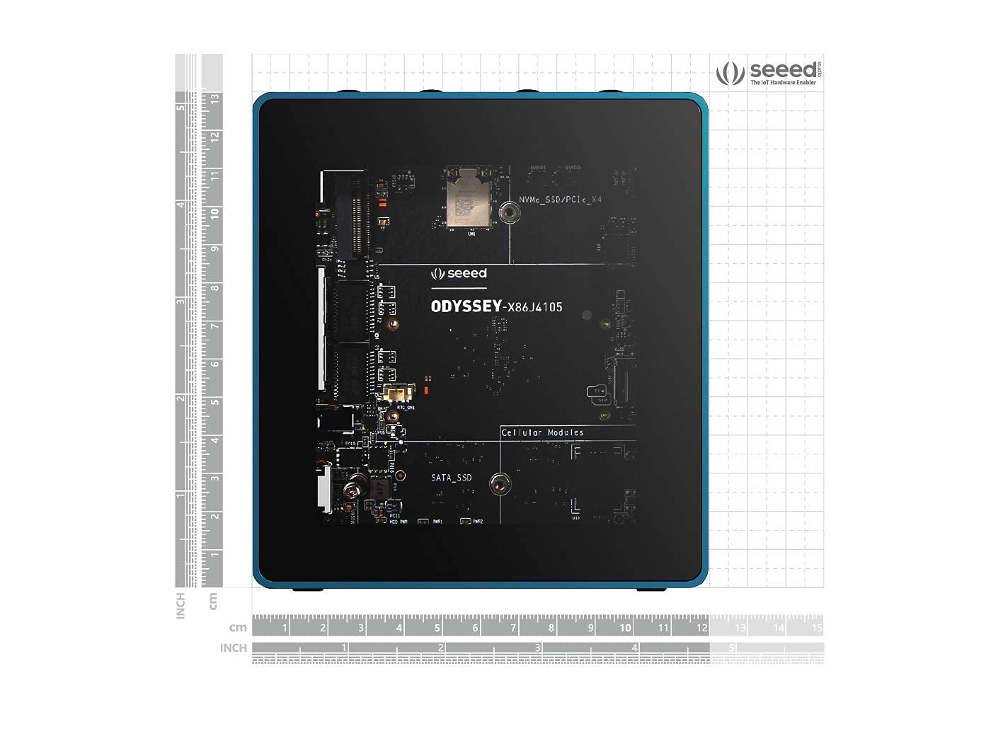 Seeed Studio re_Computer case Stackable Structure Removable Acrylic Cover Most Compatible Enclosure for Popular SBCs Including ODYSSEY-X86J4105, Raspberry Pi, BeagleBone, Jetson Nano.