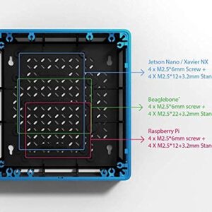 Seeed Studio re_Computer case Stackable Structure Removable Acrylic Cover Most Compatible Enclosure for Popular SBCs Including ODYSSEY-X86J4105, Raspberry Pi, BeagleBone, Jetson Nano.