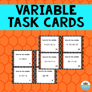 variable task cards