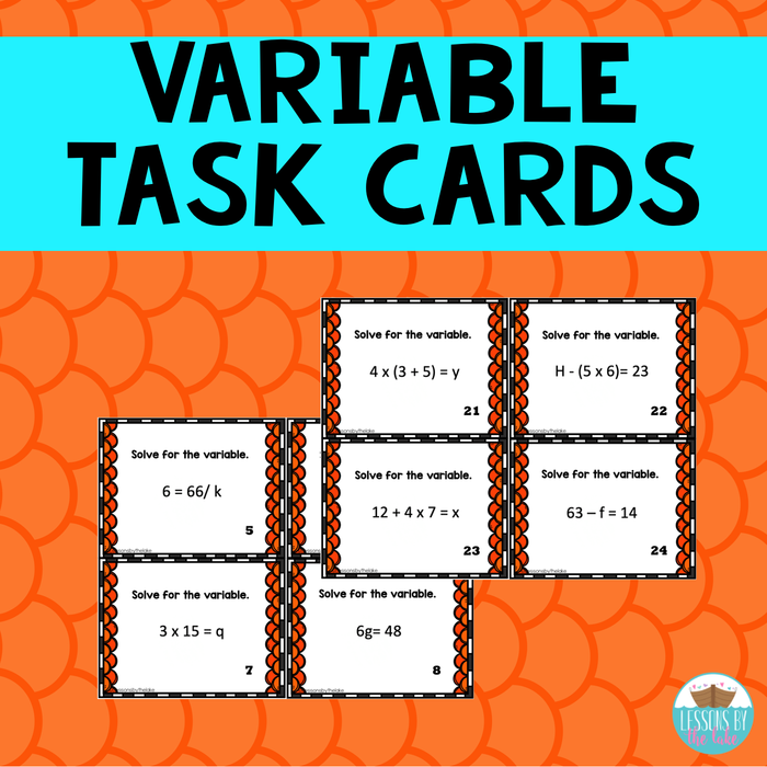 Variable Task Cards