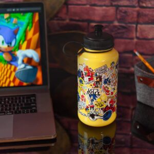 Sonic the Hedgehoge 24 oz Sticker Bomb Water Bottle By Just Funky