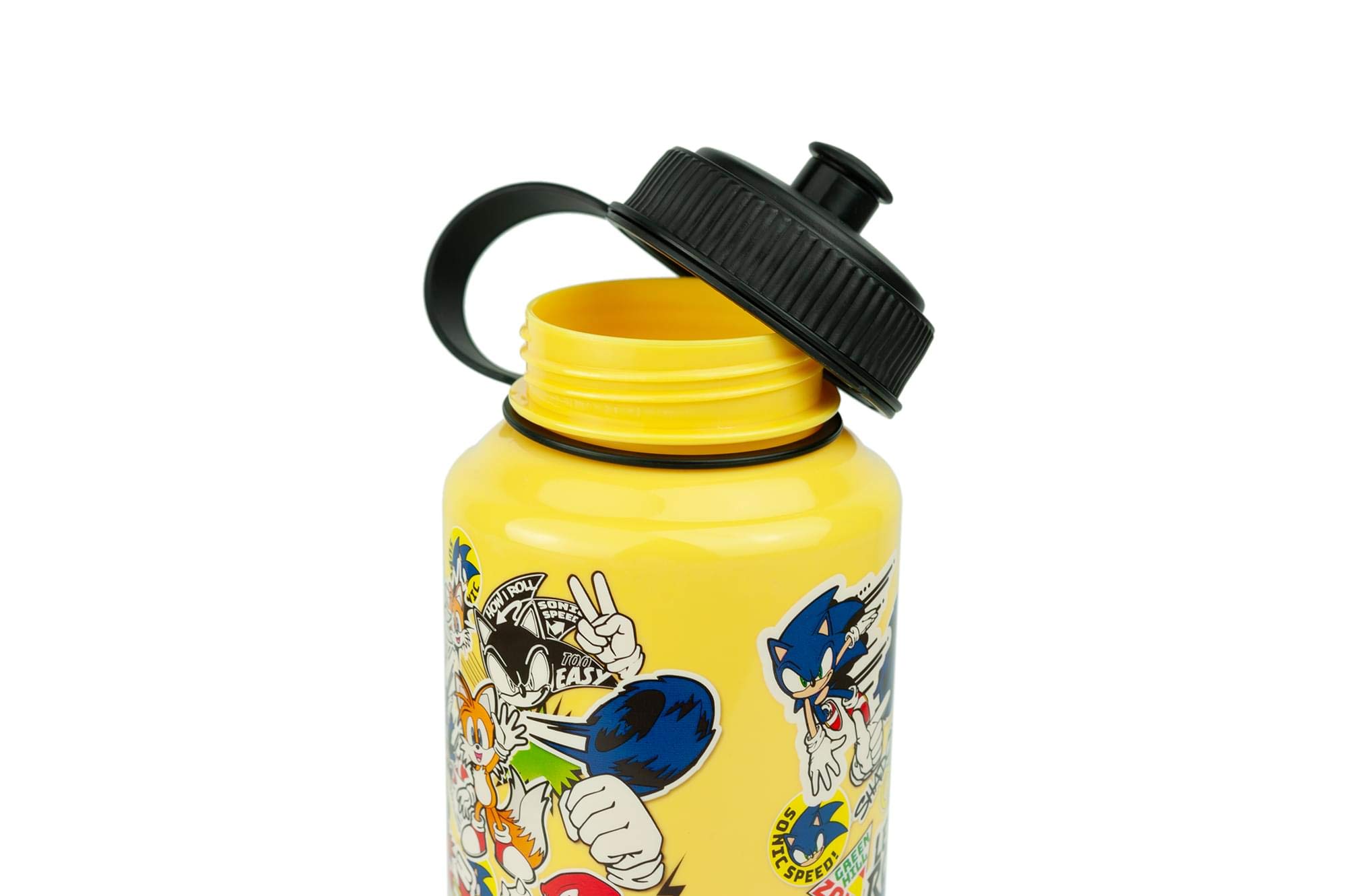 Sonic the Hedgehoge 24 oz Sticker Bomb Water Bottle By Just Funky