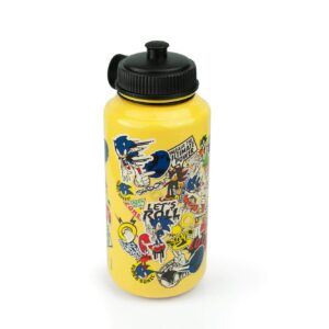 Sonic the Hedgehoge 24 oz Sticker Bomb Water Bottle By Just Funky