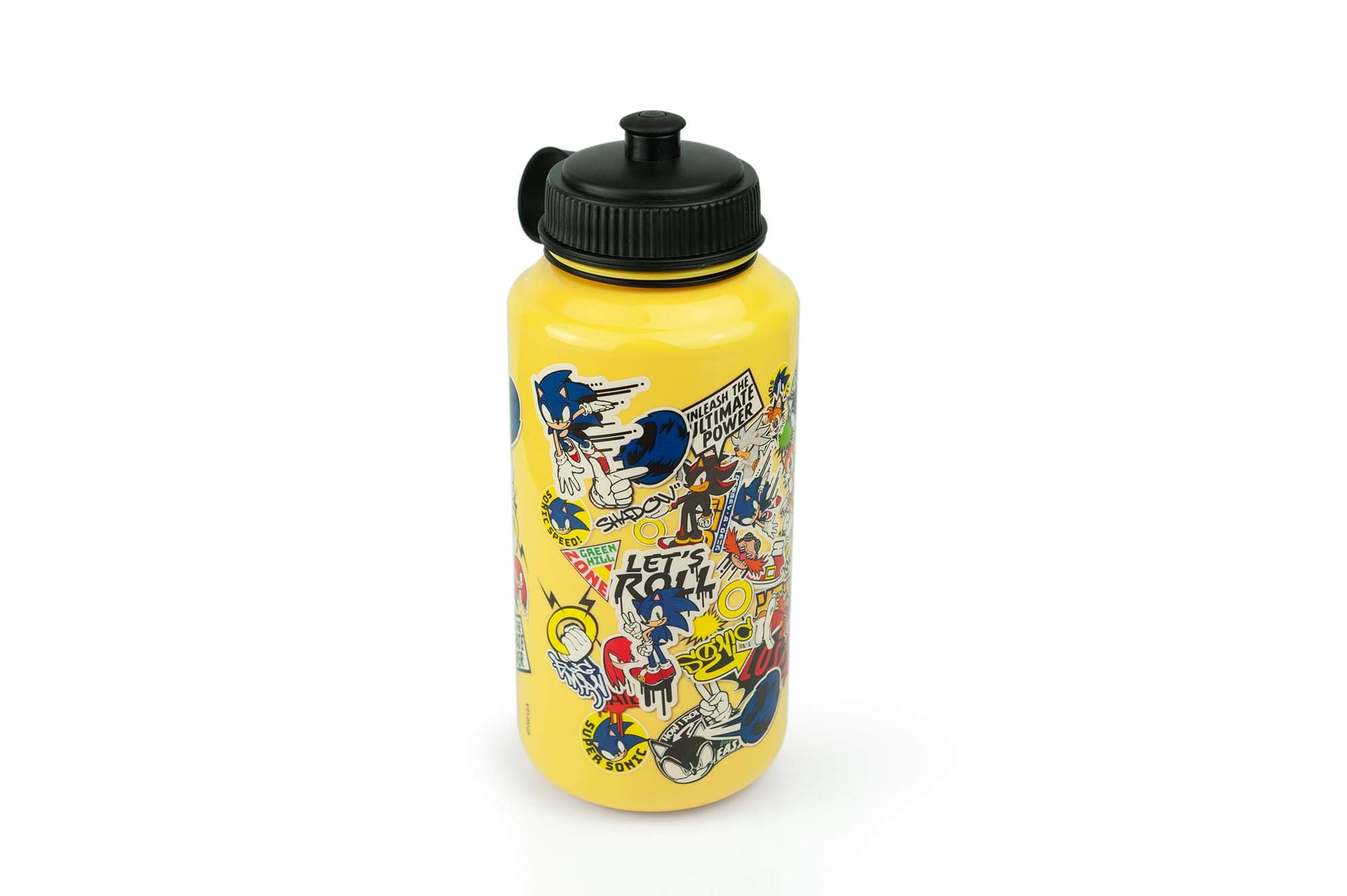 Sonic the Hedgehoge 24 oz Sticker Bomb Water Bottle By Just Funky