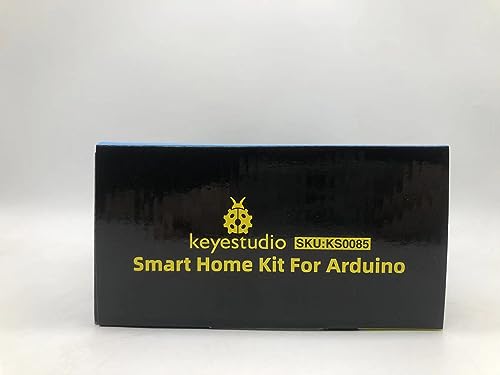 KEYESTUDIO Smart Home Starter Kit for Arduino for Uno R3, Electronics Home Automation Coding Kit, Wooden House DIY Sensor Kit STEM Set for Adults Teens 15+