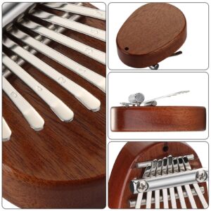 Mini Kalimba 2 Packs with Case, Fixm 8 Keys Finger Thumb Piano Great Gifts for Kids, Adults and Beginners