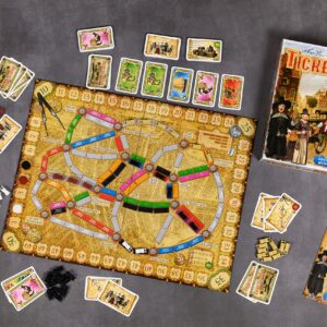 Ticket to Ride Amsterdam Board Game - Train Route-Building Strategy Game, Fun Family Game for Kids & Adults, Ages 8+, 2-4 Players, 10-15 Minute Playtime, Made by Days of Wonder