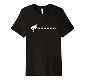 ford bronco horizontal logo premium t-shirt