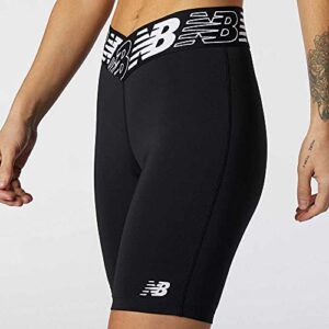 New Balance Women's Relentless Fitted Short, Black , X-Large