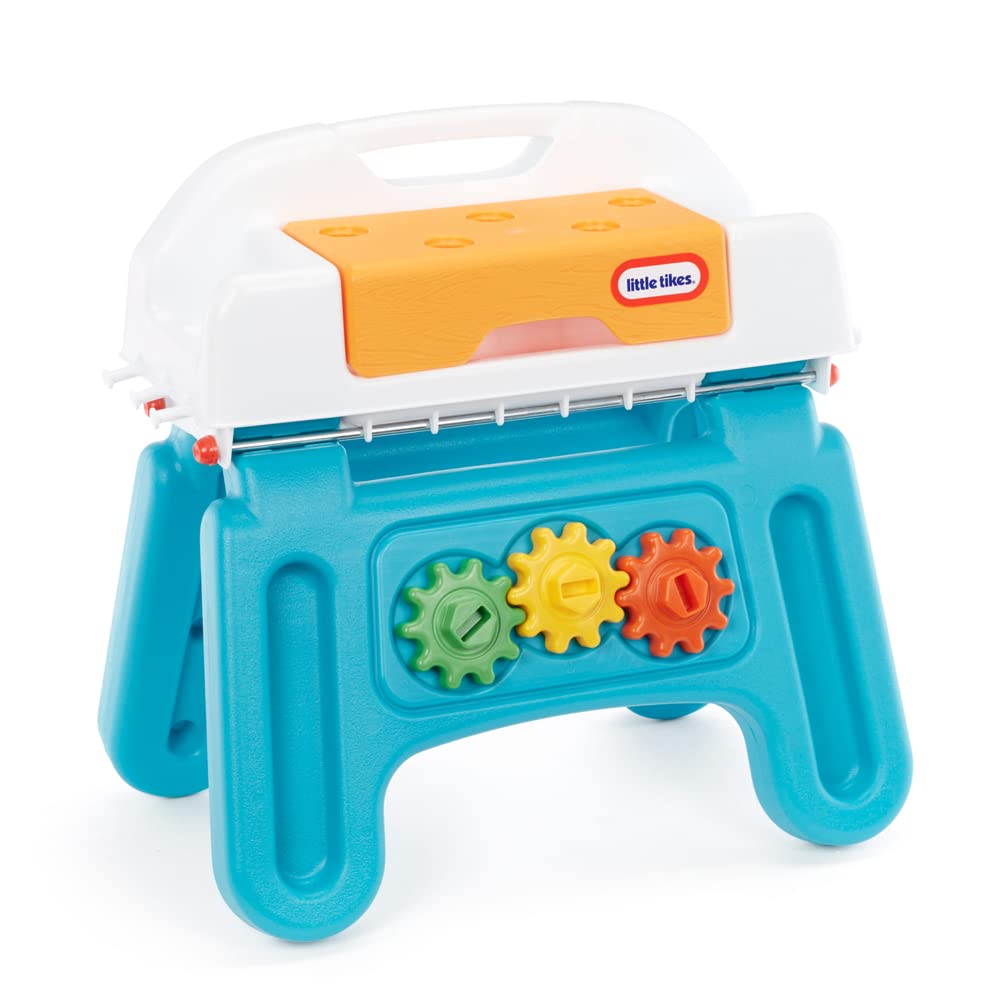 Little Tikes Play@Home First Tool Bench Pretend Workbench for Kids, White