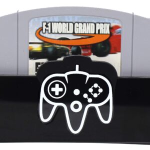 Skywin N64 Game Storage - N64 Game Holder Fits and Organizes N64 Cartridges - Simple and Stylish Design to Show Off Your Game Collection