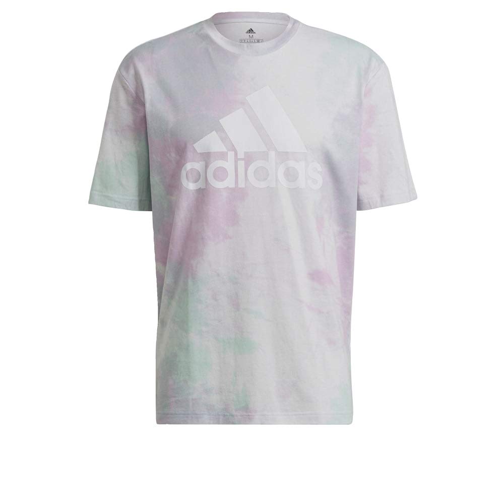 adidas Mens Essentials T-Shirt Clear Mint/Clear Lilac Large