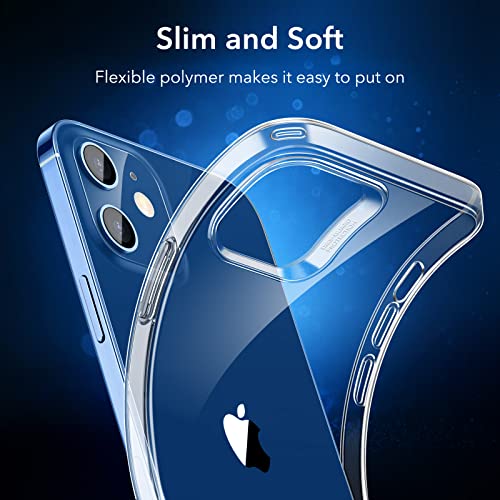 ESR Metal Kickstand Designed for iPhone Mini Case [Patented Design] [Two-Way Stand] [Reinforced Drop Protection] Flexible TPU Soft Back for iPhone Mini 2020, 5.4-Inch – Clear